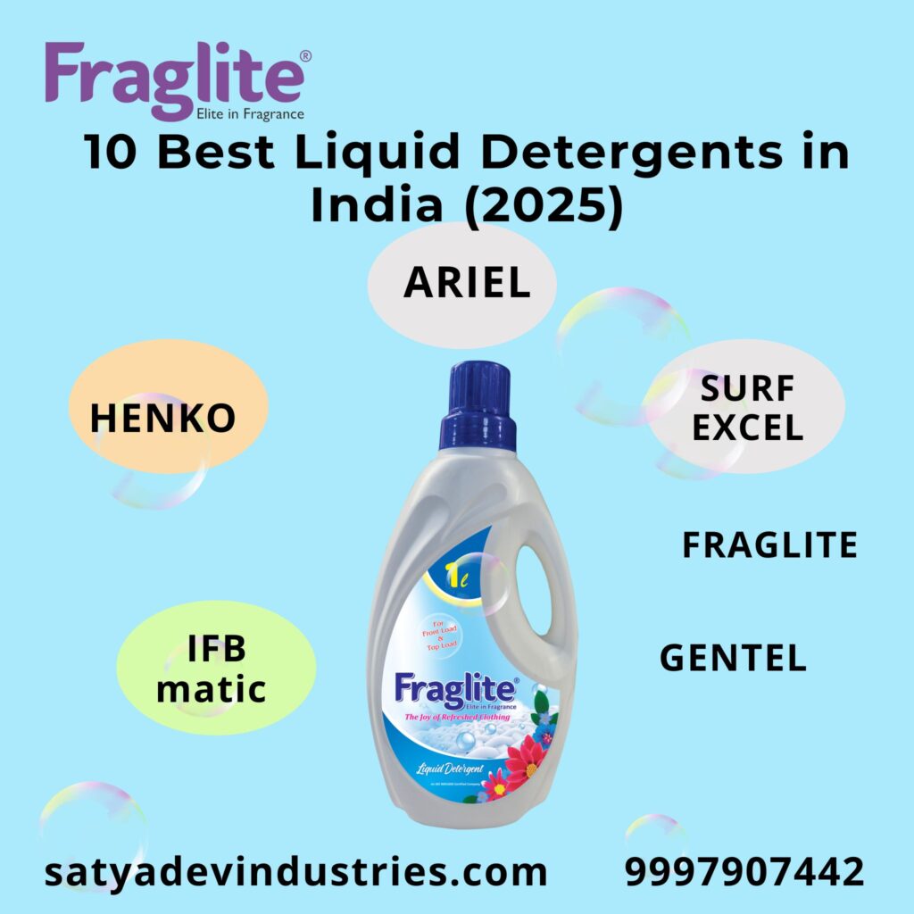 10 Best Liquid Detergent India 2025 | Satyadev industries